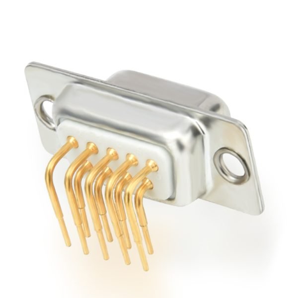 90 Degree Electrical Connector 9 Pin d Type Female Connector ...