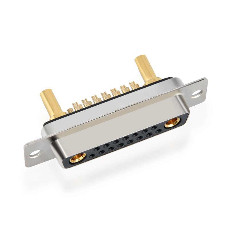 90 Degree Electrical Connector 9 Pin d Type Female Connector ...