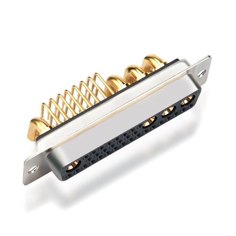 90 Degree Electrical Connector 9 Pin d Type Female Connector ...